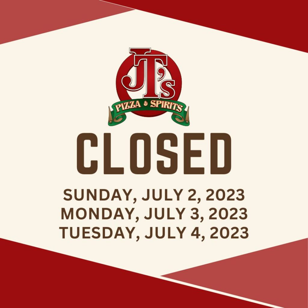 Catering - JT's Pizza & Spirits